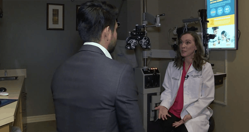 Dr Riordan on Cell Phone Use and Myopia Risk